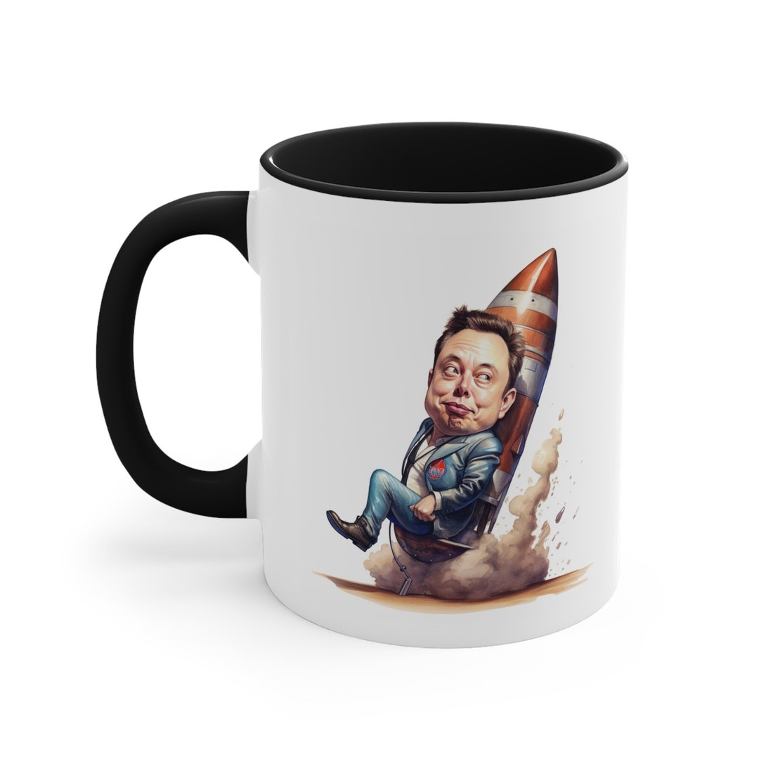 Elon Musk Inspirational Quote Mug Two-tone Accent Coffee Cup - Etsy