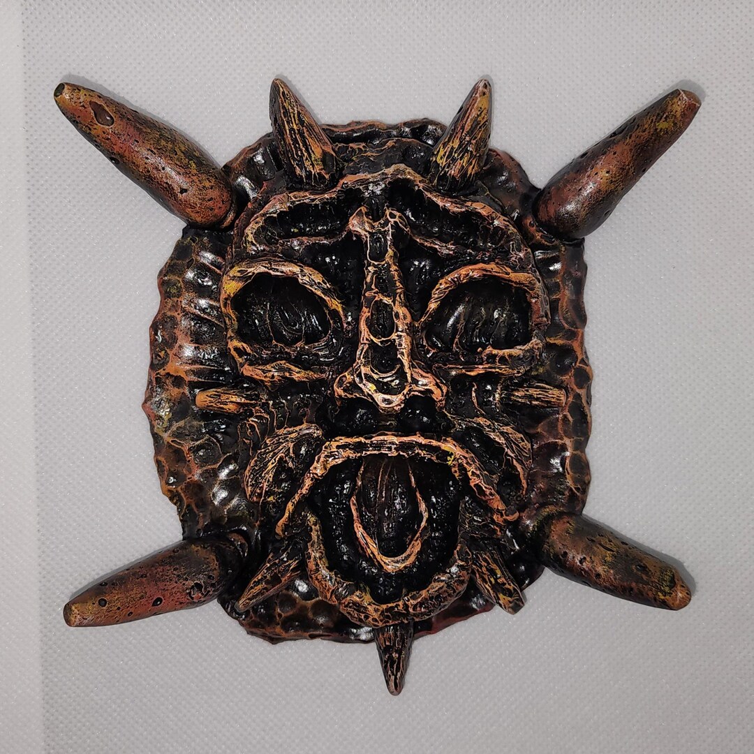 Handpainted Dark/horror evil Skull Resin Casting Made From Original ...