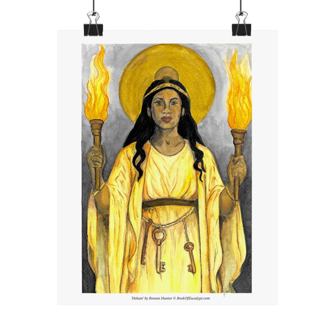 Hekate Hecate - Goddess of the Witches Vertical Poster, Inspirational ...