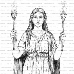 Hecate - Goddess of Magic and Crossroads | Digital Download for Book of ...