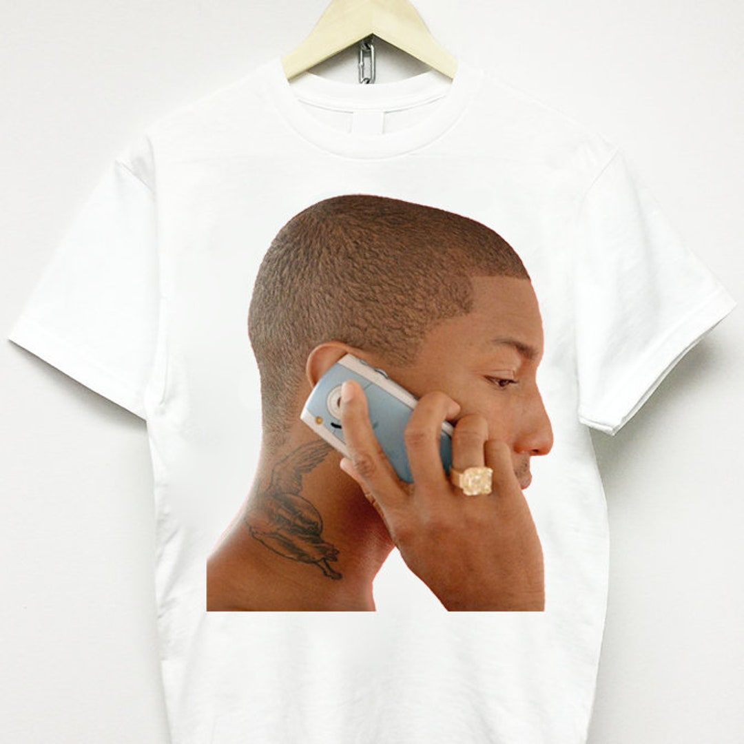 PHARRELL WILLIAMS T-SHIRT Vintage Rap Tee Travis Scott Kanye Drake Lil ...