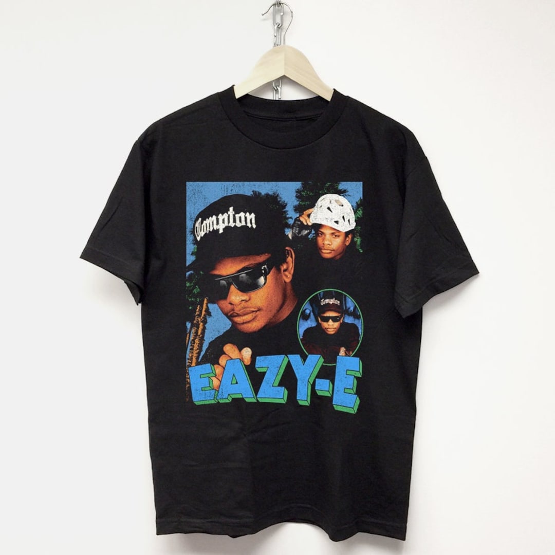 EAZY-E T-SHIRT Vintage Rap Tee Nwa Drake Kanye Dennis Rodman Young Thug ...