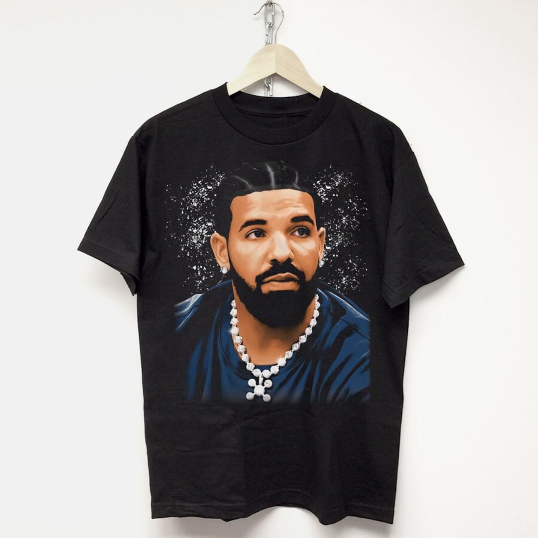 DRAKE T-SHIRT Vintage Rap Tee Face 21 Savage Weeknd Travis Scott ...