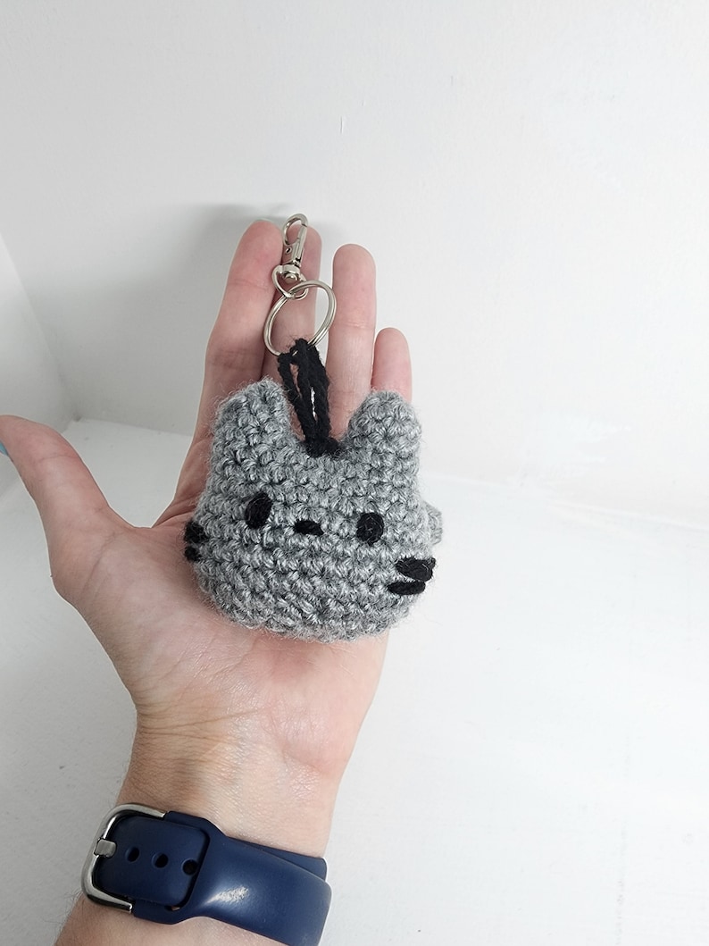 Customized Crochet/amigurumi Cat Keychain/ornament - Etsy