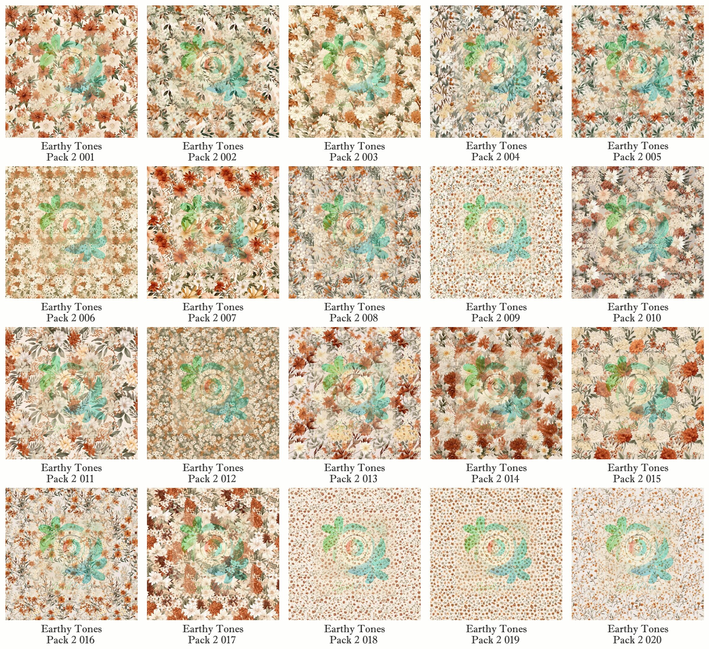 Sage Green Floral Backgrounds for Crafts for DIY Seamless Watercolour ...