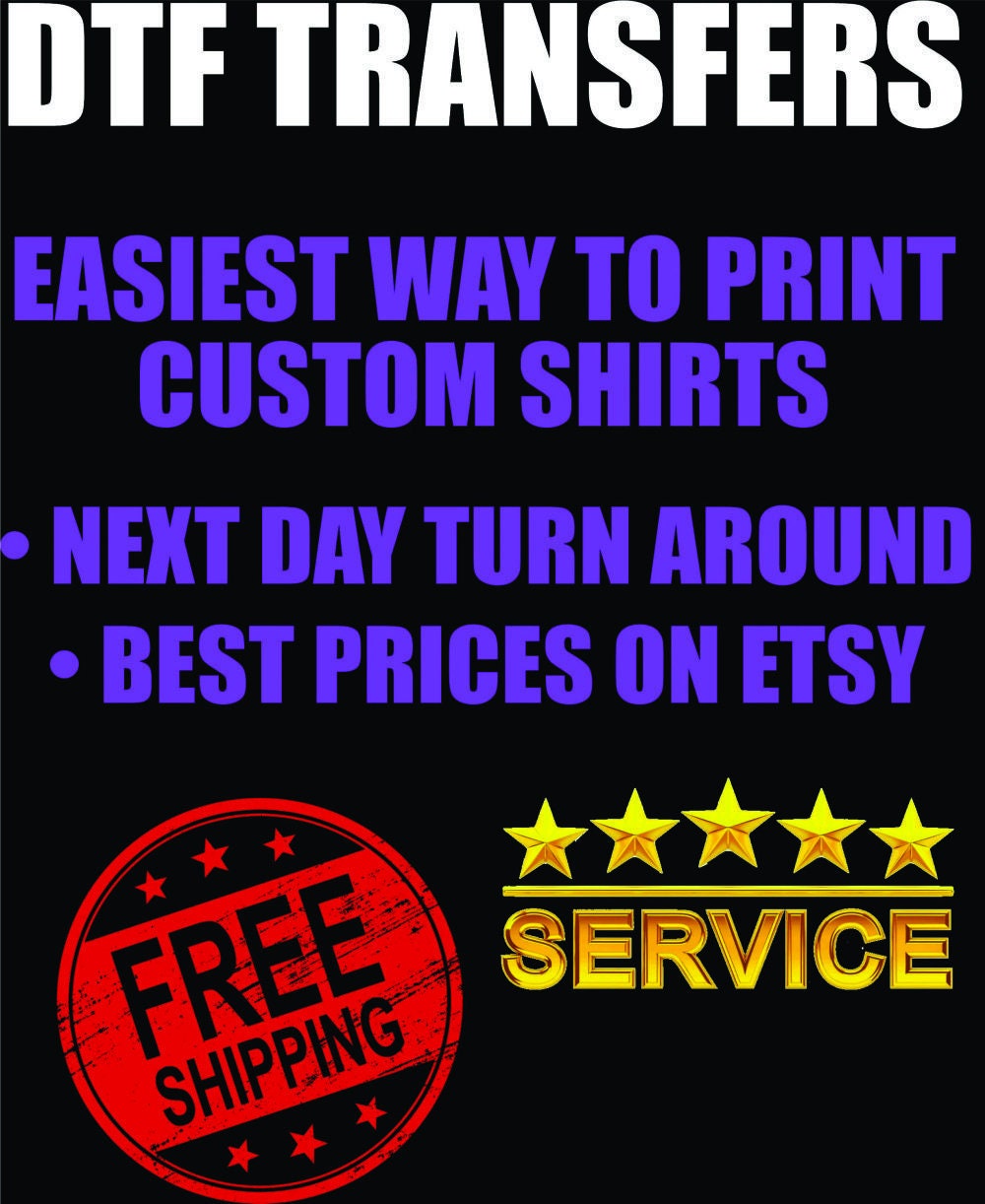 DTF Gang Sheet, Custom DTF Transfers, Wholesale Gang, Bulk DTF Sheets, Ready to Press, Direct to ...