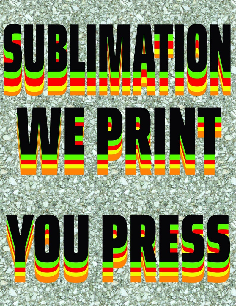 Custom SUBLIMATION Transfers, WHOLESALE SUBLIMATION, Sublimation Prints ...