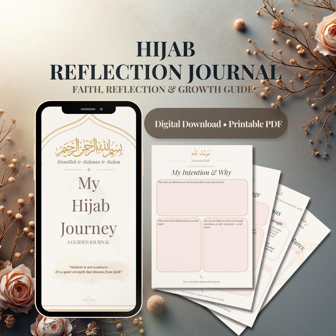 My Hijab Guided Journal | Islamic Printable for Muslim Women | Faith ...