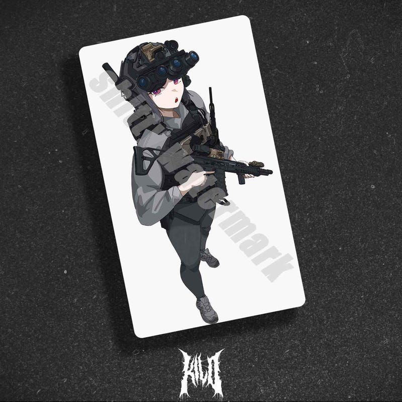 Tactical Sticker Anime - Etsy