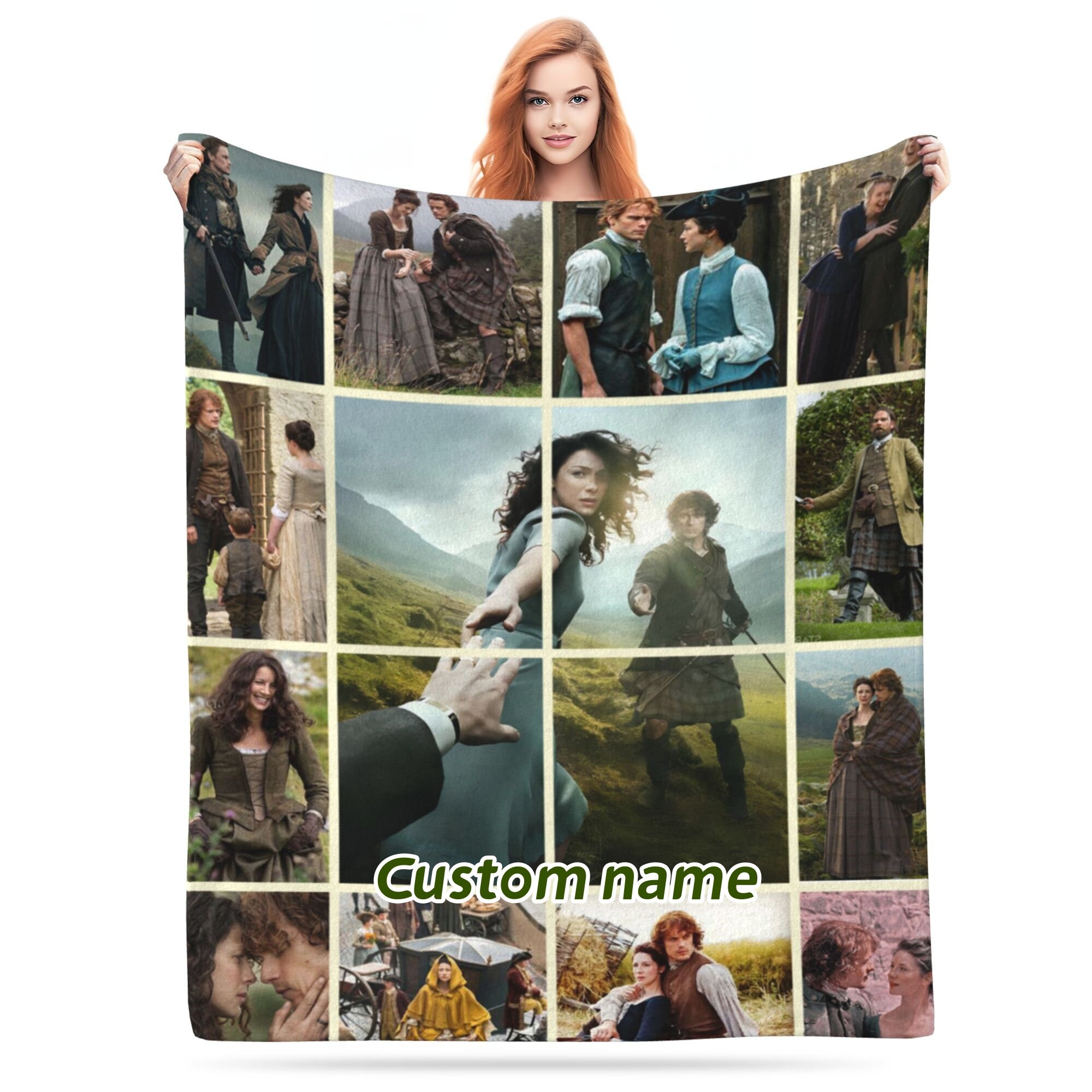 Personalized American TV Show Outlander Season Blanket Custom Photo ...