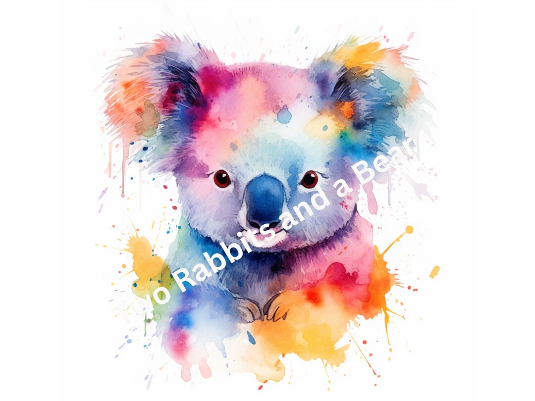 Bob the Koala Cute Nursery Wall Art Digital Download - Etsy