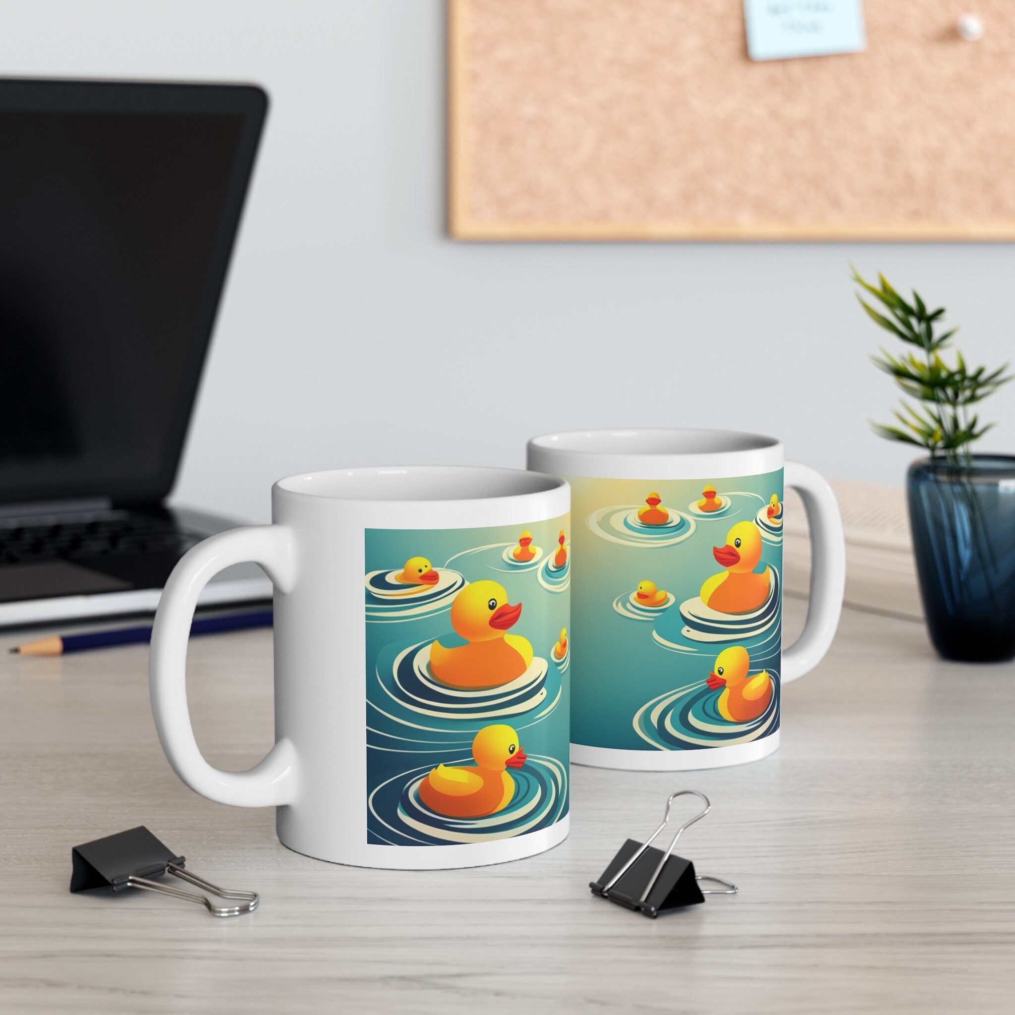 Rubber Ducky Coffee Mug 5: Playful Nursery Decor, Children's China - Etsy