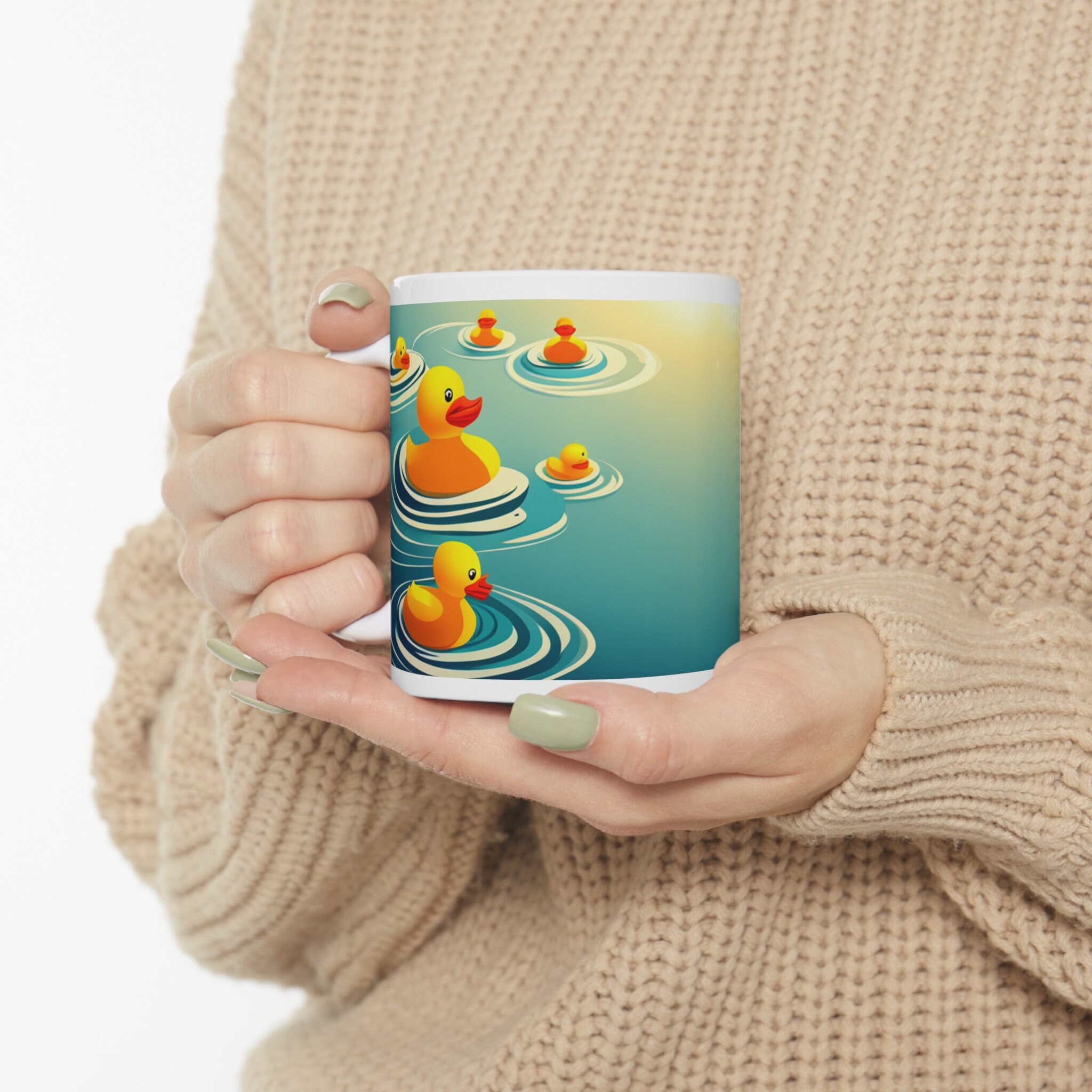 Rubber Ducky Coffee Mug 5: Playful Nursery Decor, Children's China - Etsy