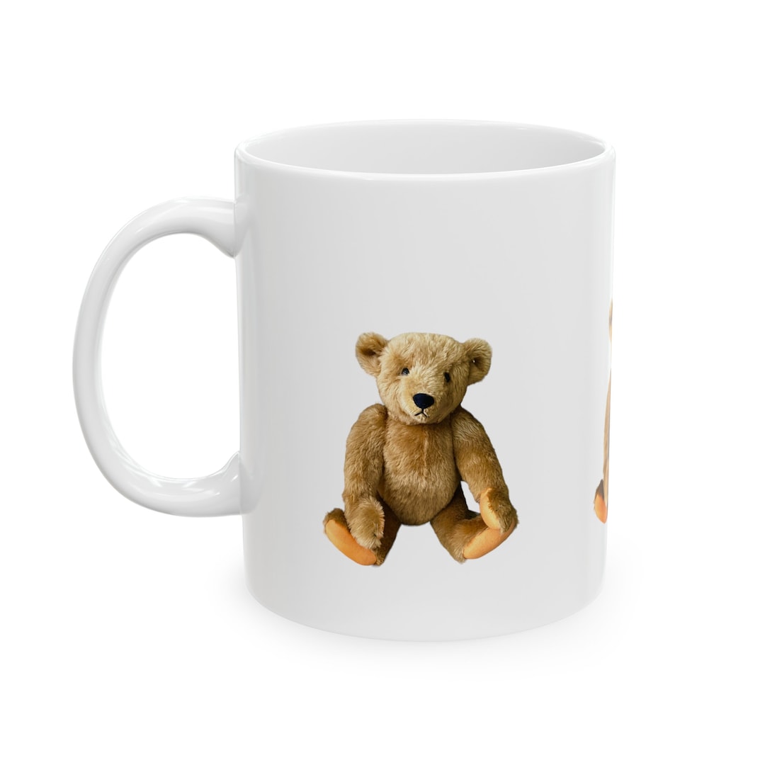Teddy Bear Coffee Mug: Steiff Bear Design - USA Made - Etsy