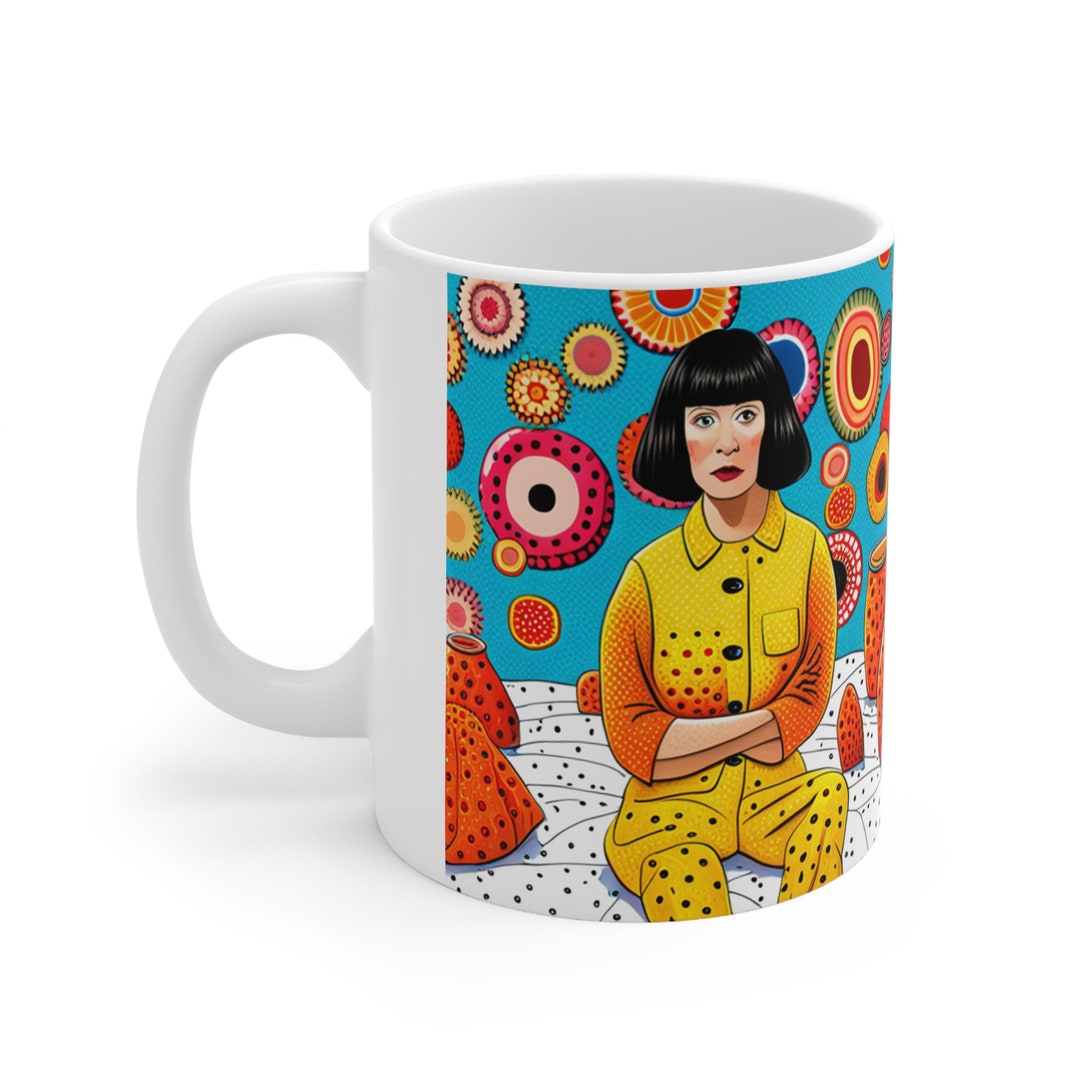 Yayoi Kusama Inspired Tea Mug 5 : Pop Art Coffee Cup - Etsy