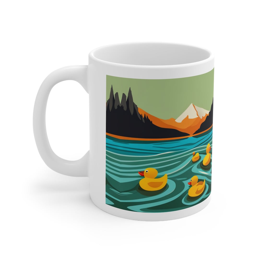 Rubber Ducky Coffee Mug: Playful Nursery Decor, USA Made - Etsy