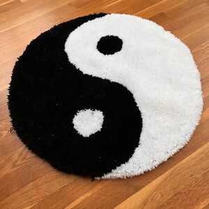 Decorative Yin Yang Rug, Tufted Handmade Rug for Home Decor - Etsy