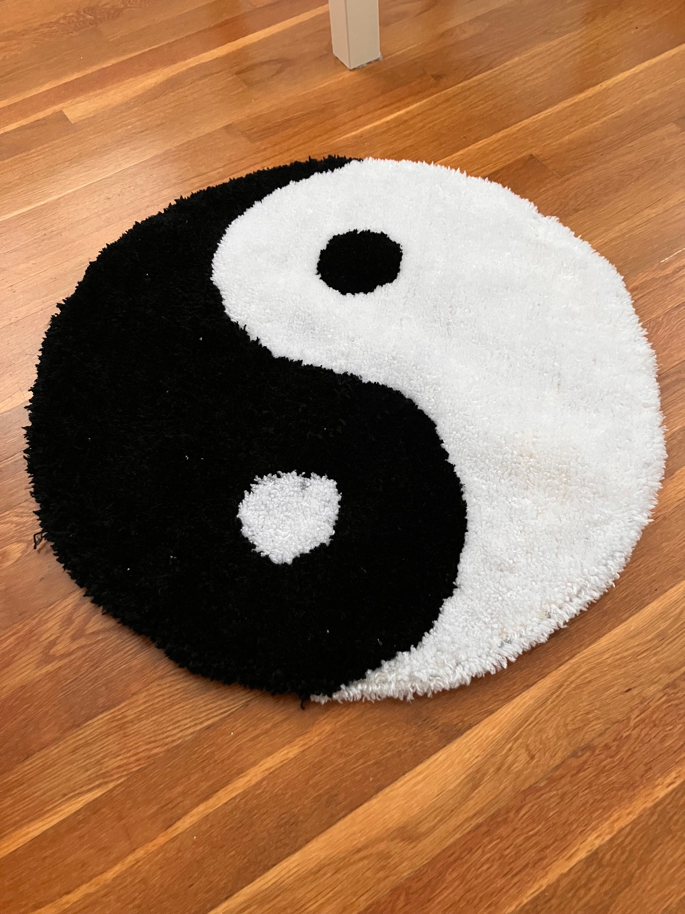 Decorative Yin Yang Rug, Tufted Handmade Rug for Home Decor - Etsy