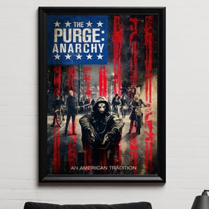 The Purge: Anarchy - Movie Poster, High Quality Glossy Print From ...