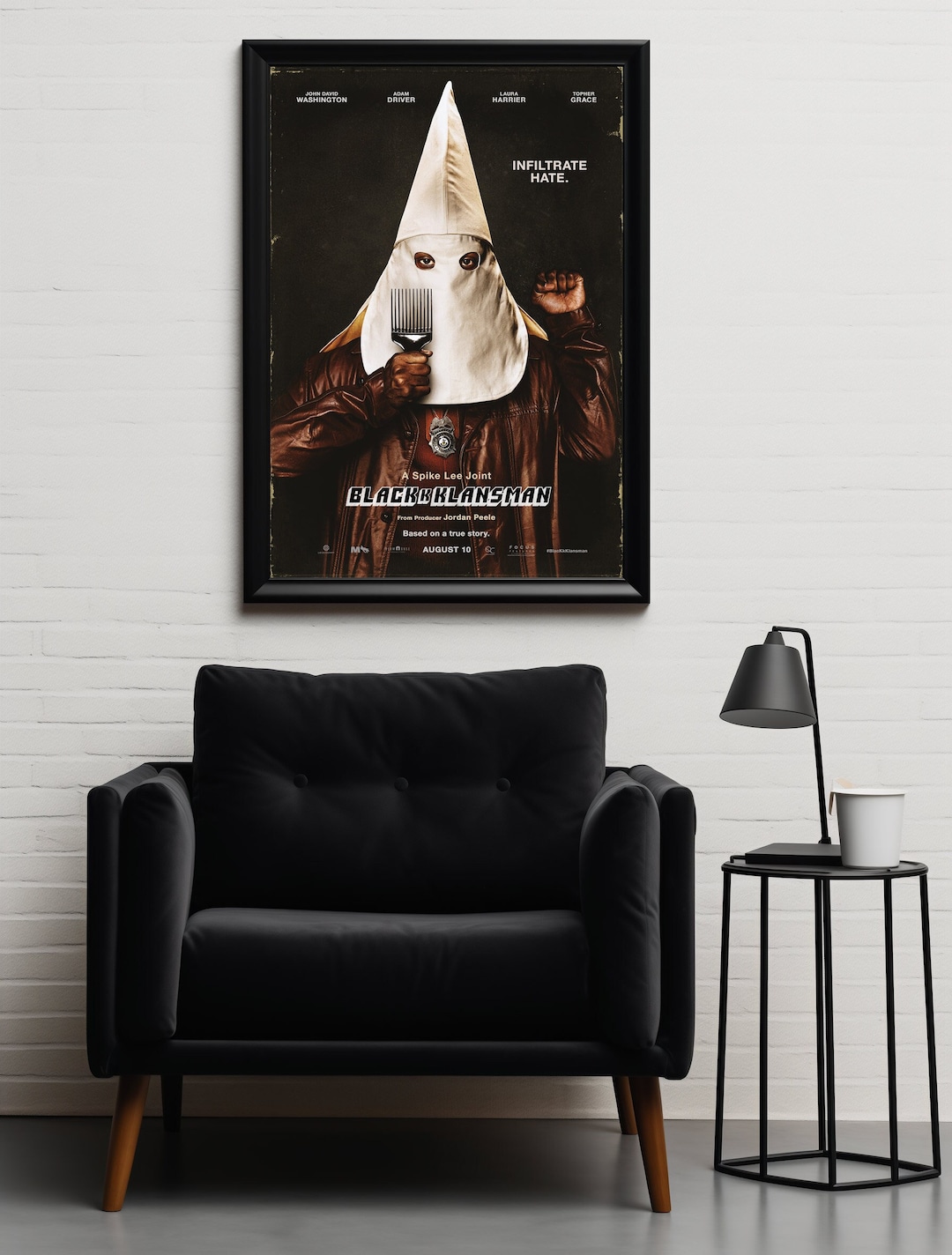 The Black Klansman (2018 Spike Lee) Movie Poster, High Quality Glossy ...