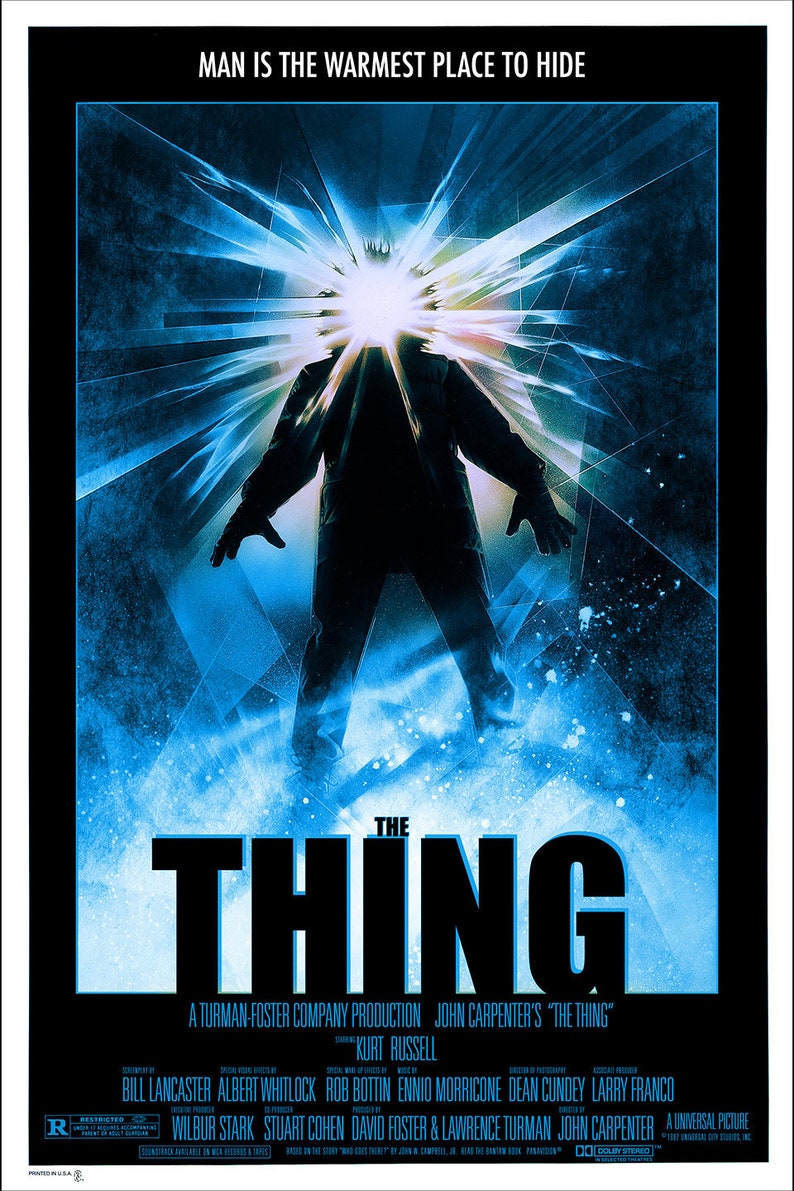 The Thing (1982) Varient A - Movie Poster, High Quality Glossy Print ...