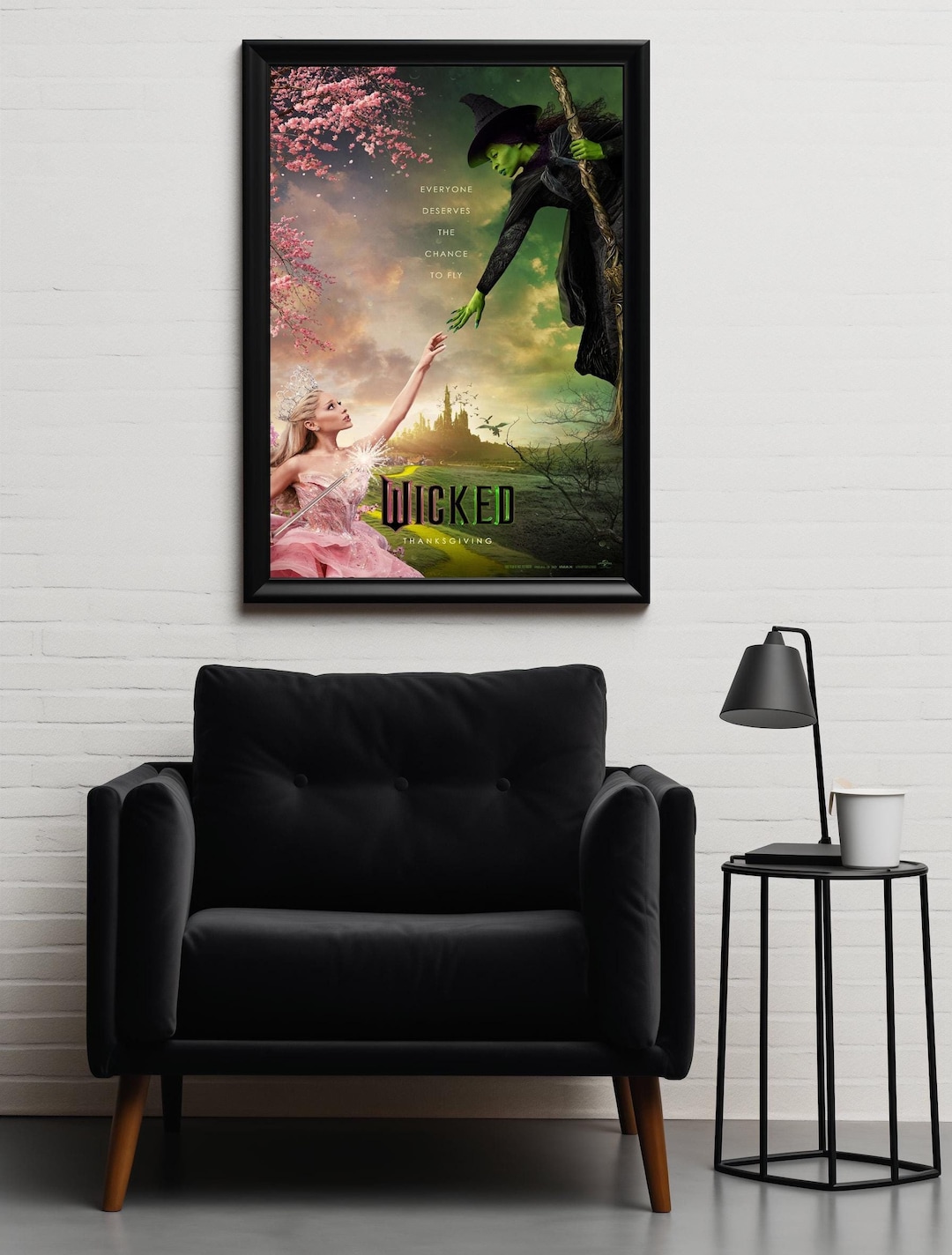 Wicked (2024 Ariana Grande, Cynthia Erivo) Movie Poster, High Quality ...