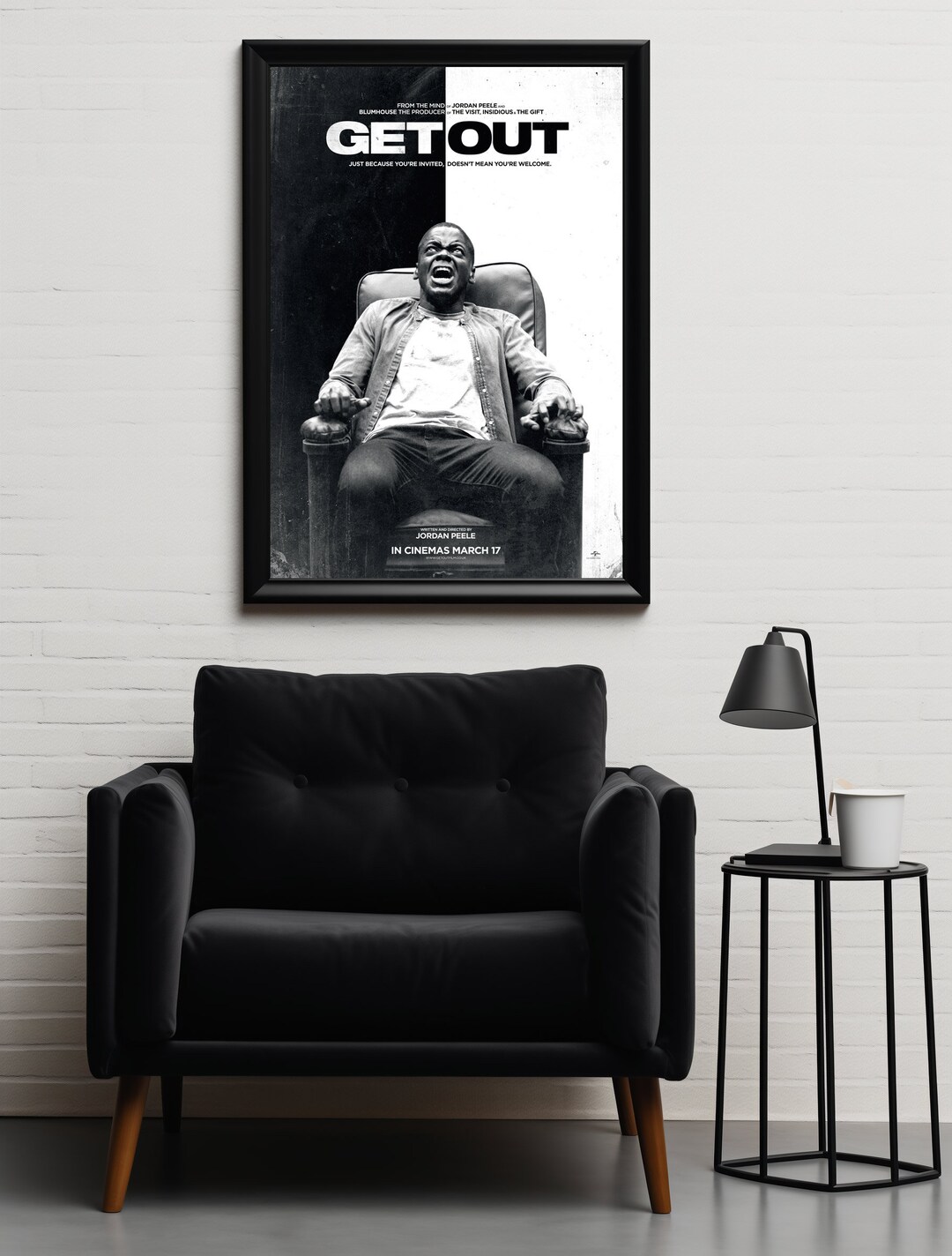 Get Out Movie Poster (jordan Peele), High Quality Glossy Print From ...