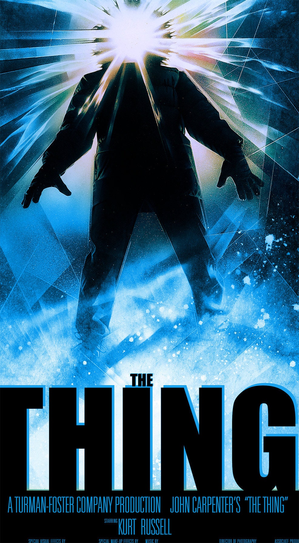 The Thing (1982) Varient A - Movie Poster, High Quality Glossy Print ...