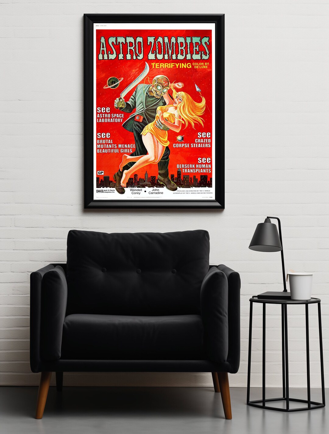 Astro Zombies (1968) Movie Poster, the Astro-zombies High Quality ...