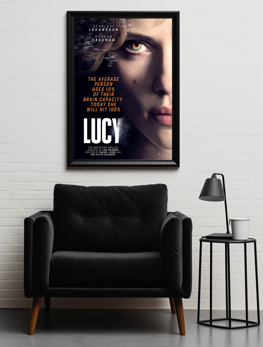 Lucy (2014, Luc Besson) Movie Poster, High Quality Glossy Print From ...