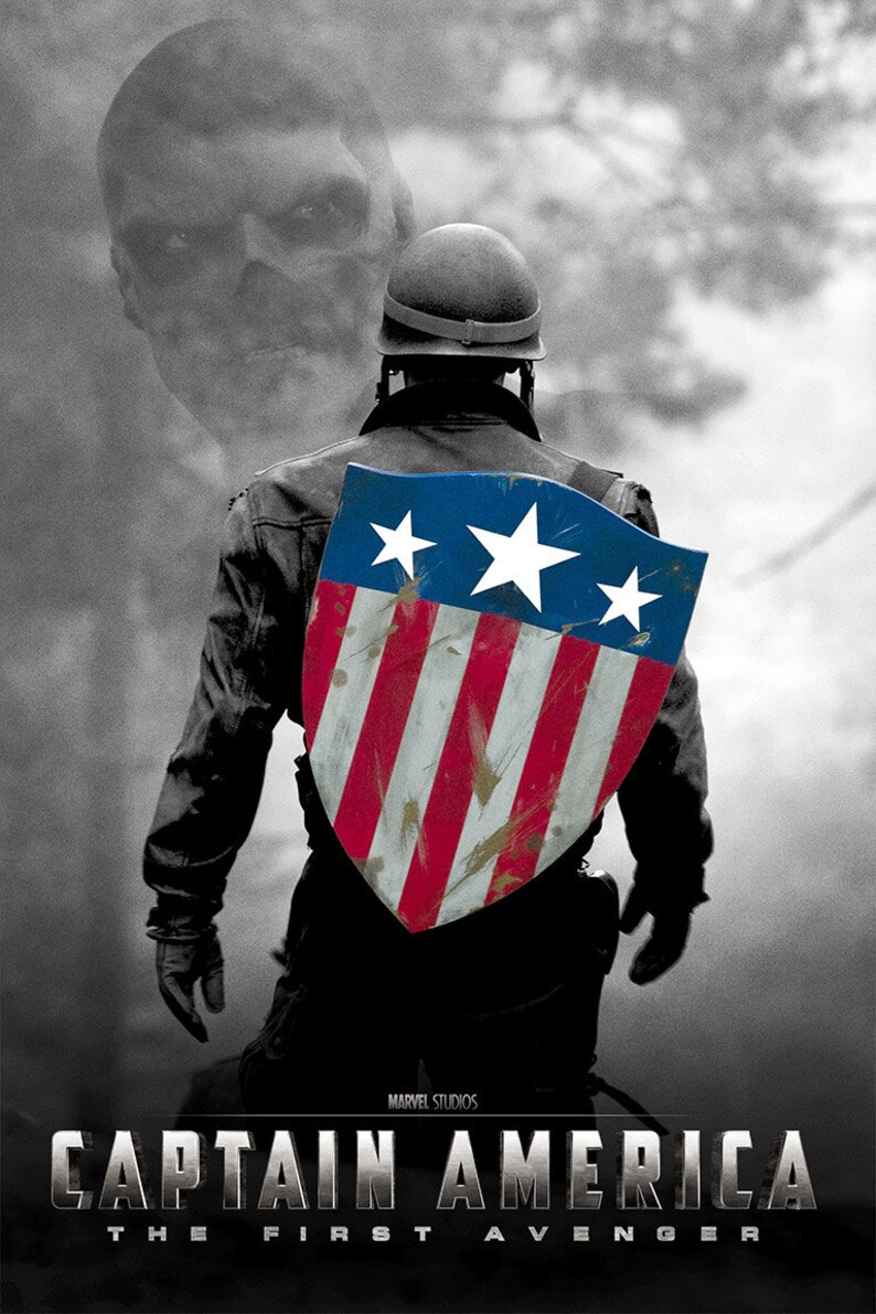 Captain America: the First Avenger (2011) Movie Poster, High Quality ...