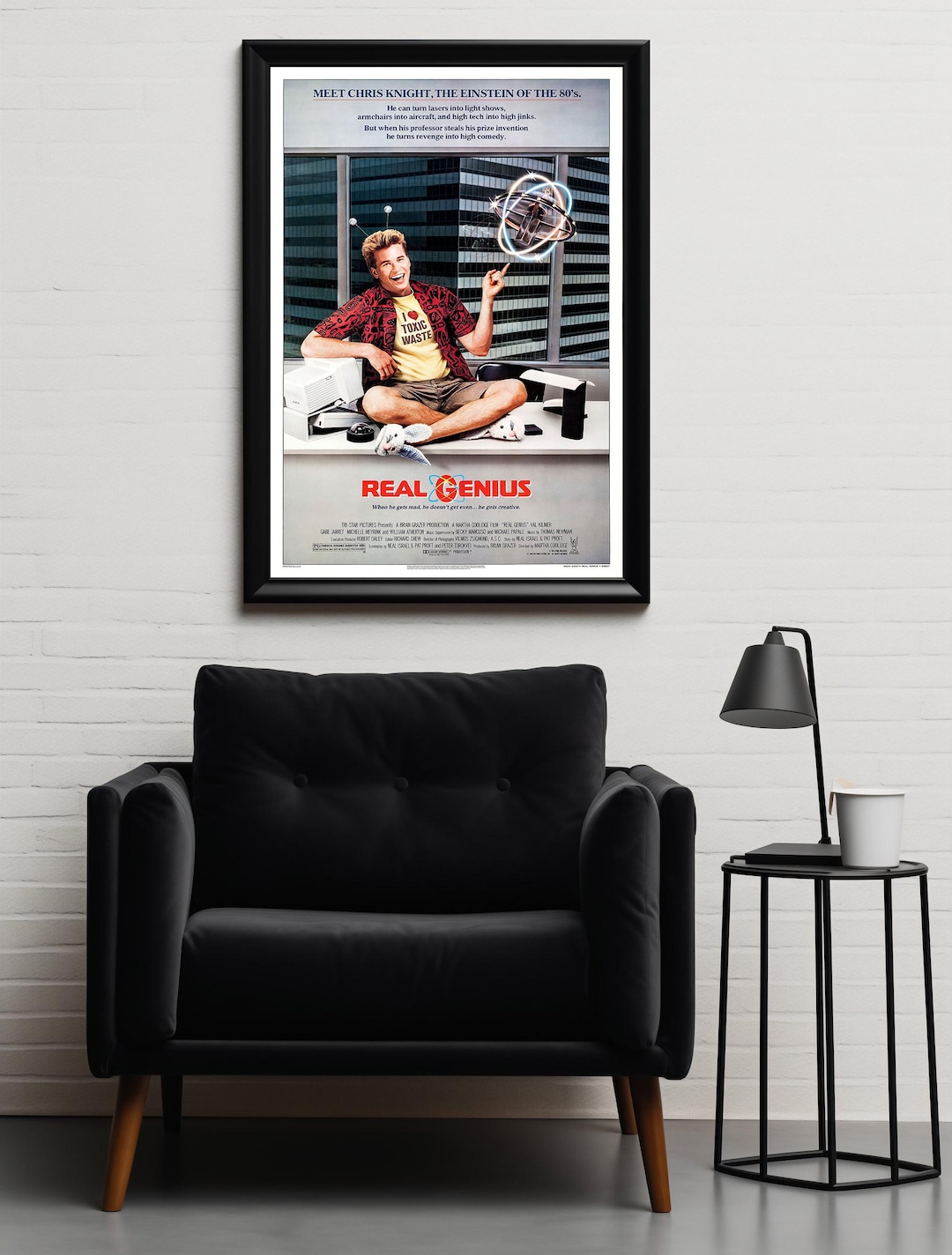 Real Genius (1985) Movie Poster, High Quality Glossy Print From ...