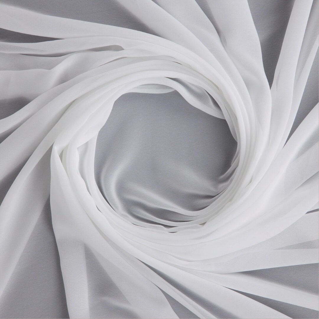 Solid Chiffon, Multi Color Bundle Selection Chiffon by Yard, Sheer ...