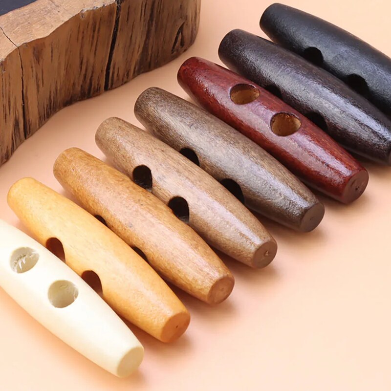 Natural Wood Buttons - Etsy