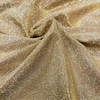 Gold Crystal Organza Fabric by the Yard Champagne Sheer Organza Fabric ...