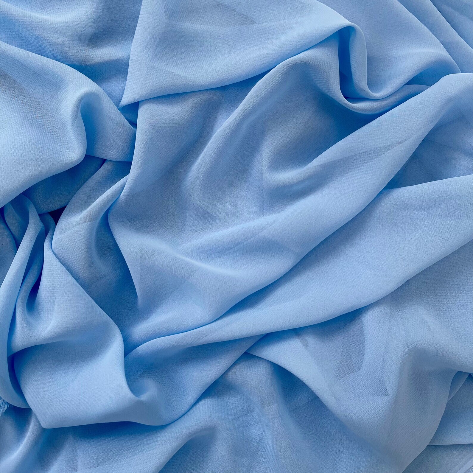 Solid Chiffon, Multi Color Bundle Selection Chiffon by Yard, Sheer ...