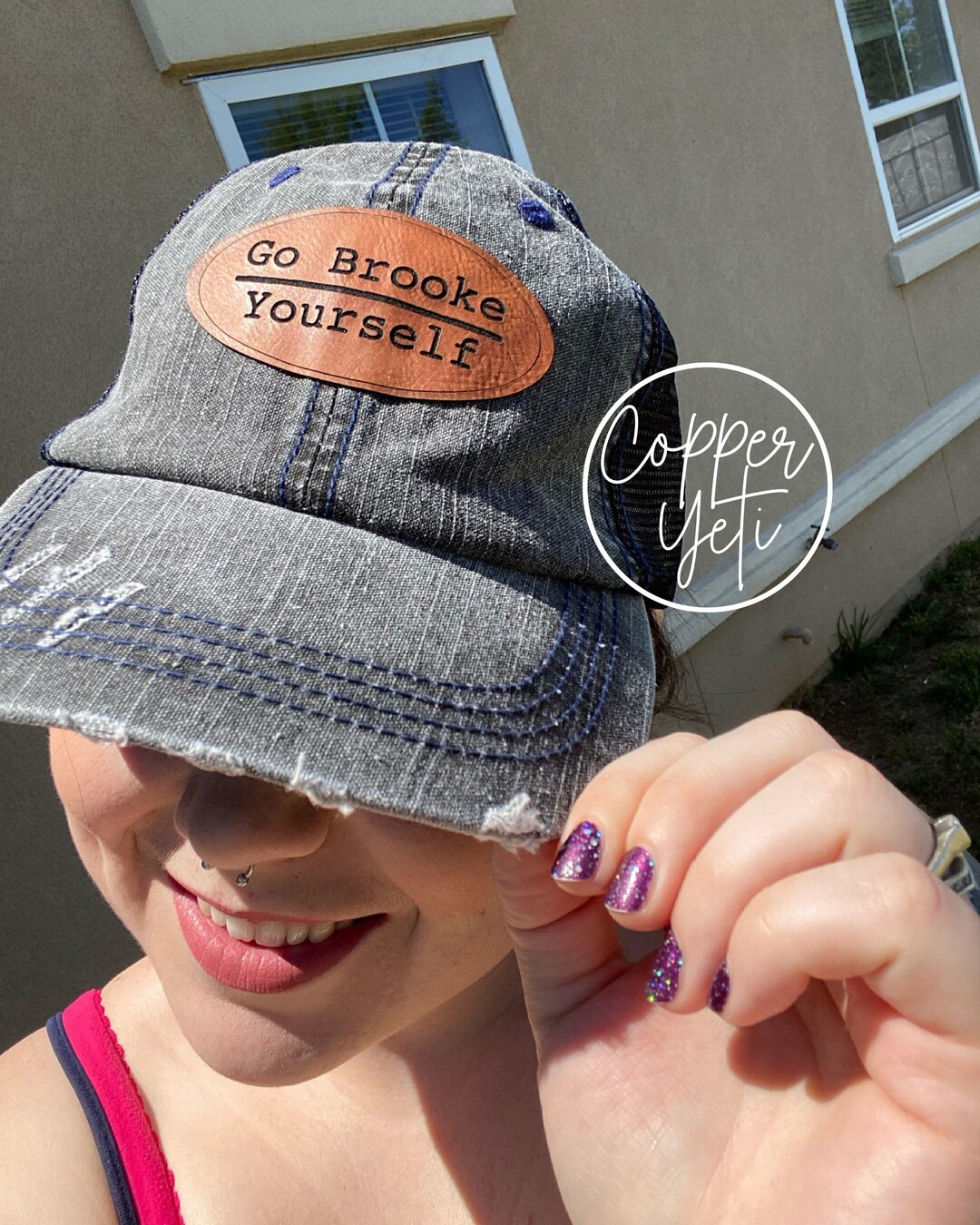 Go Brooke Yourself Patch Hat - One Tree Hill Quote Hat - Etsy