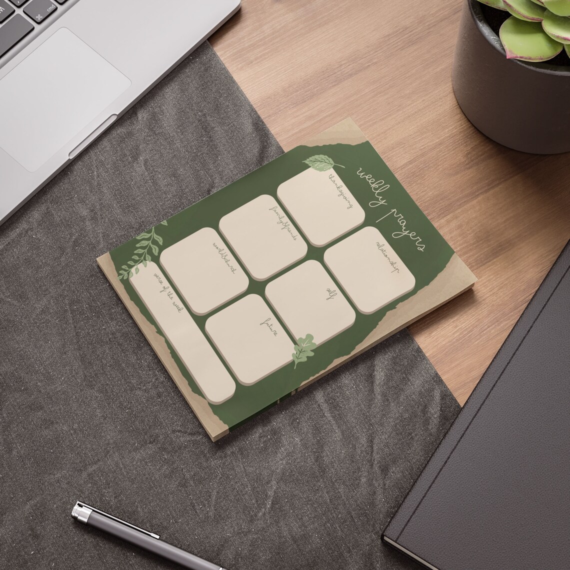 Prayer Pad, Weekly Prayer Pad, Daily Prayer Pad, Prayer Template for ...