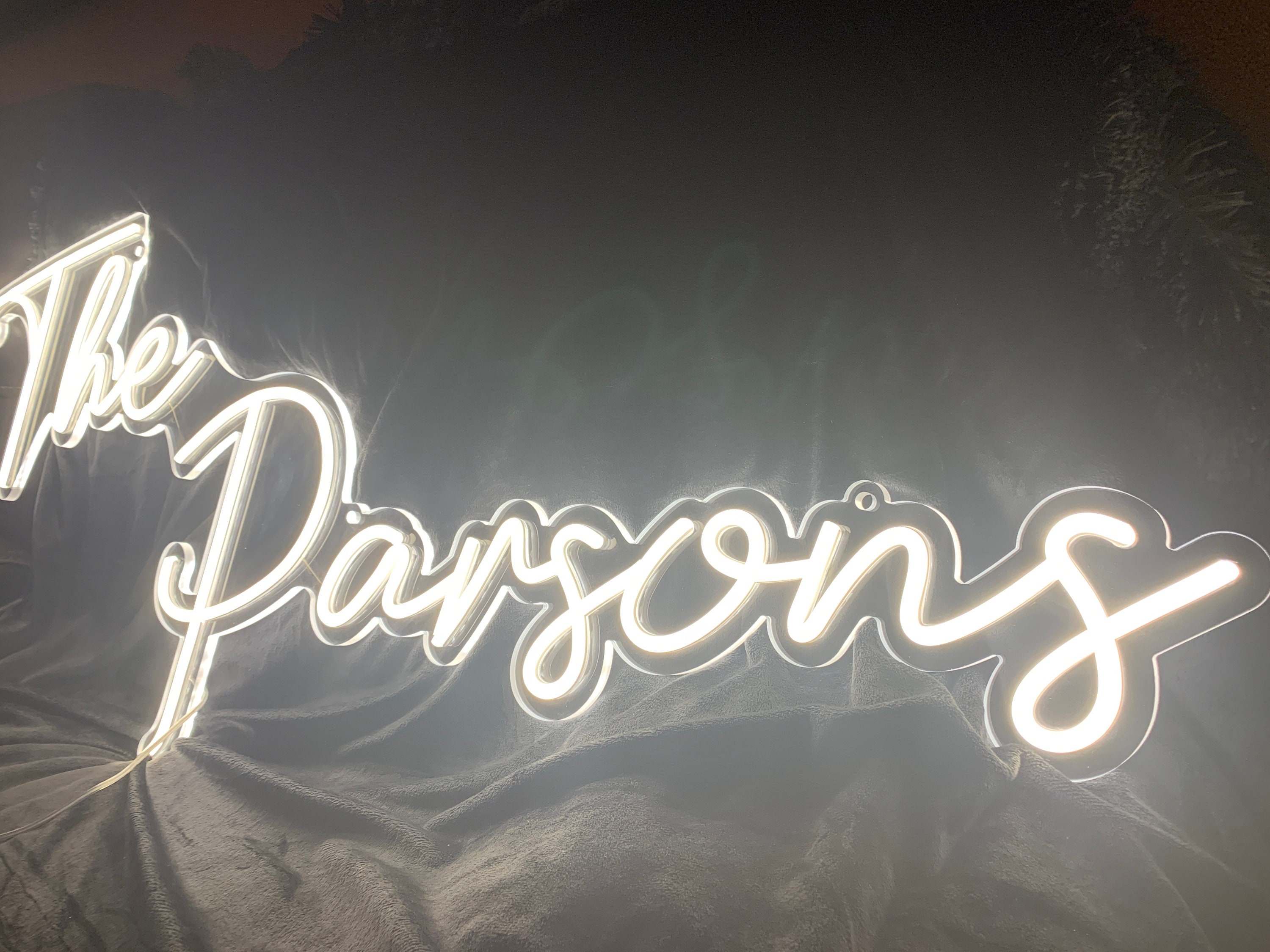 Neon Sign for Grass Wall - Customize Your Name Neon Sign, Perfect for ...