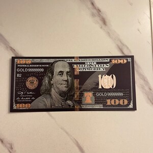 Black Metallic Prop Bill - Etsy