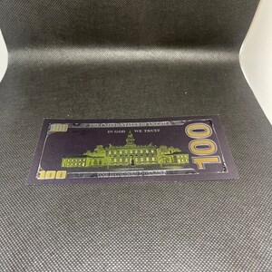 Black Metallic Prop Bill - Etsy