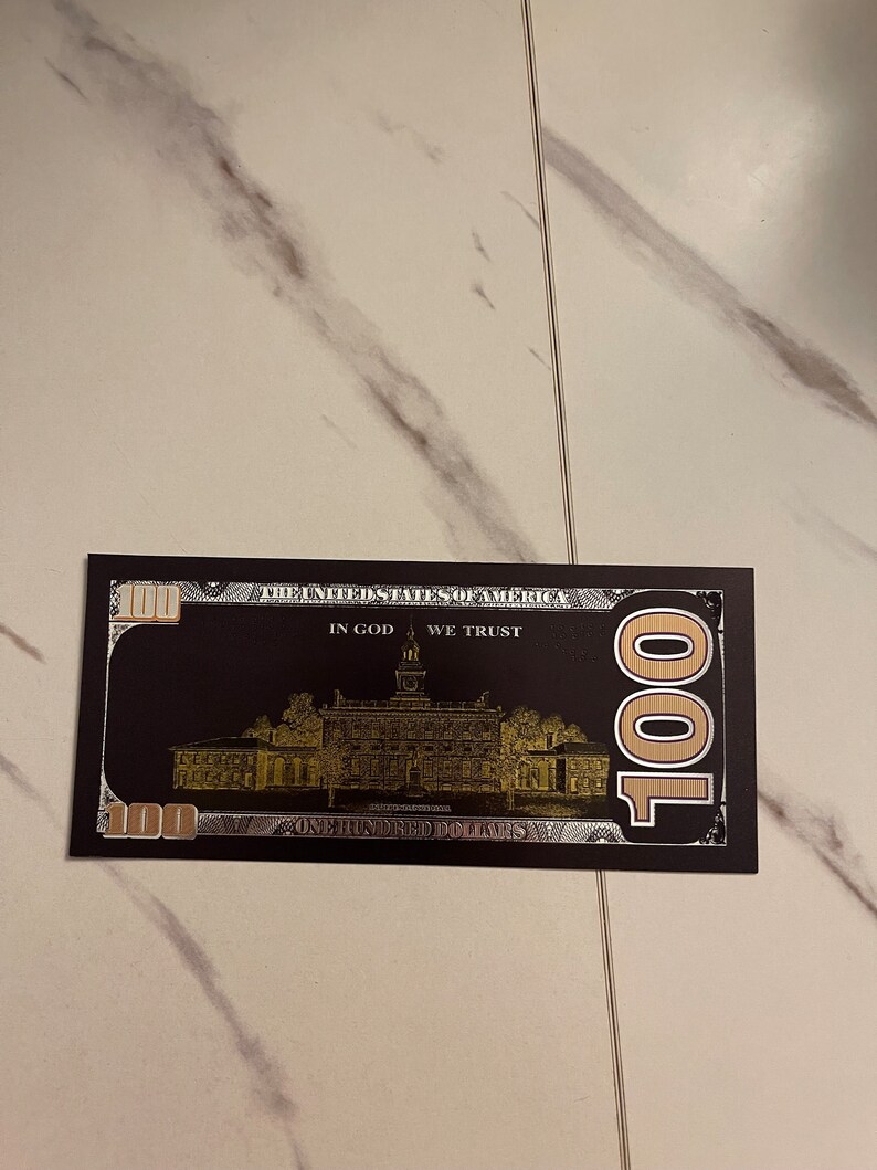 Black Metallic Prop Bill - Etsy