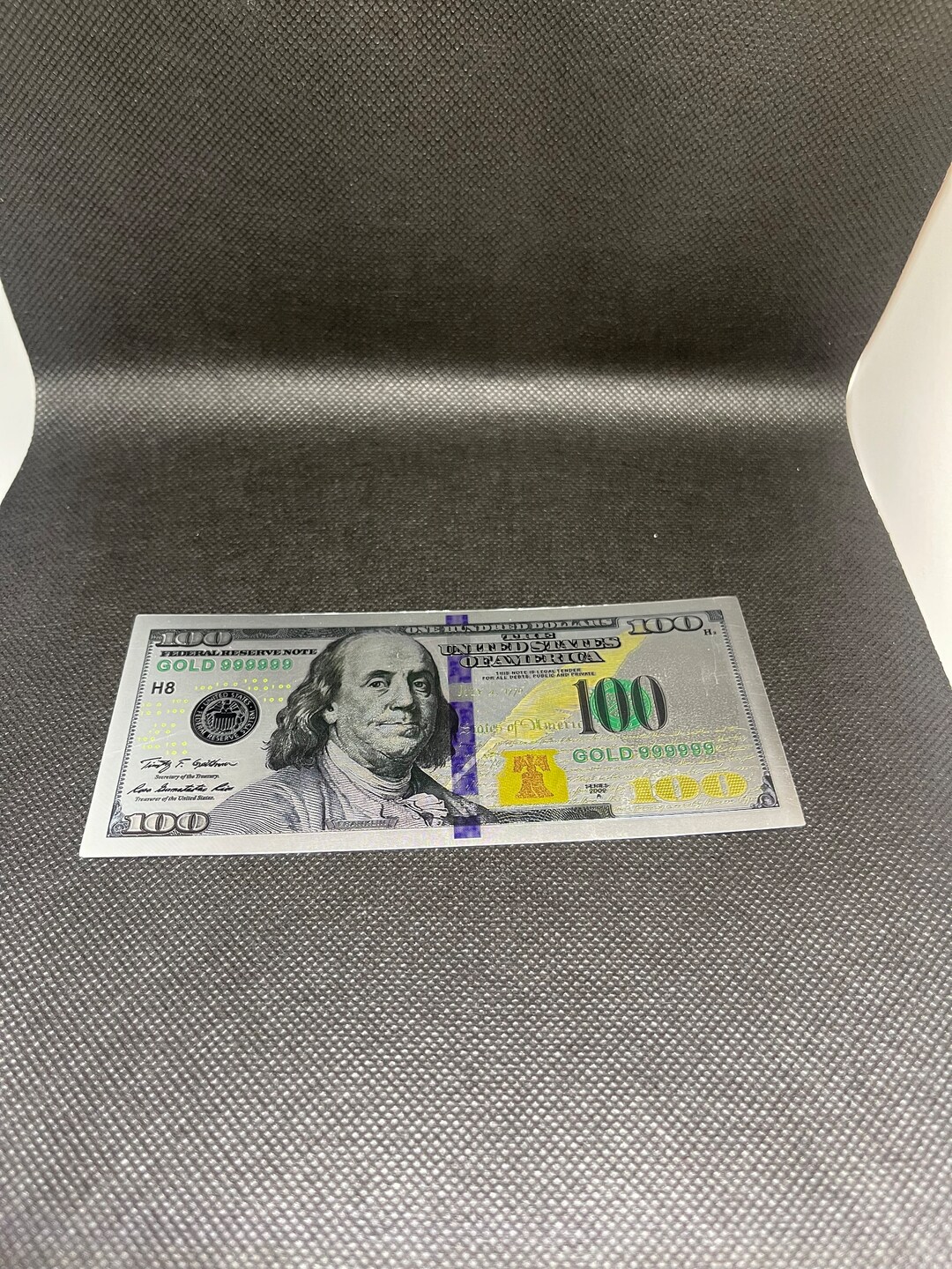 Silver Metallic Prop Bill - Etsy