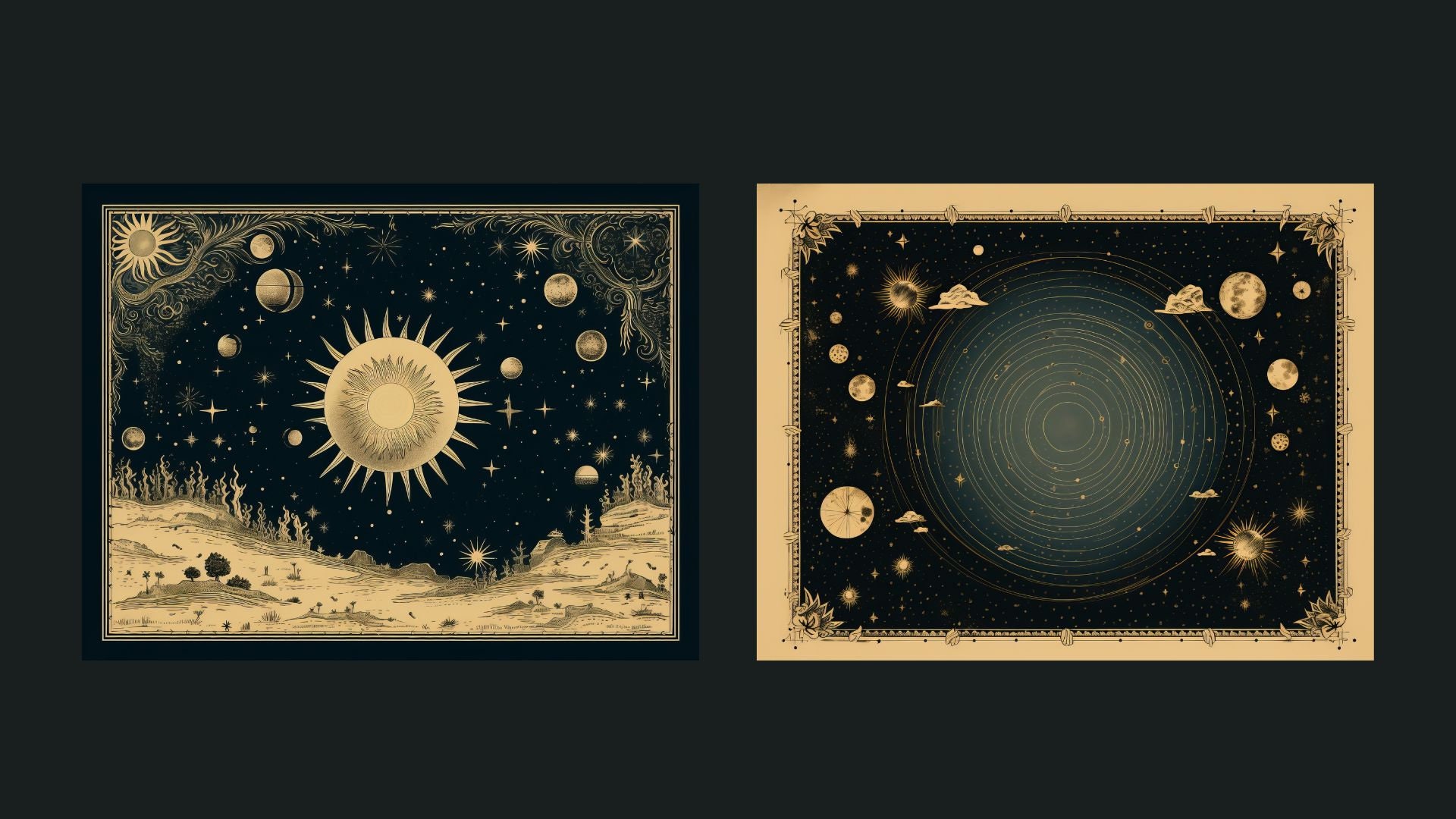 Vintage Celestial Junk Journal Kit Astronomy Printable Pages Sun and ...