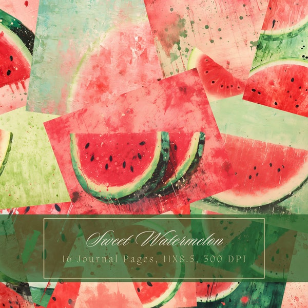 Watermelon Paper - Etsy
