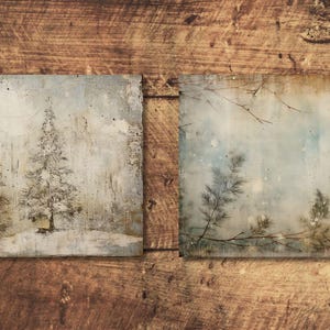 Christmas Junk Journal Kit Winter Village Vintage Ephemera Journal ...