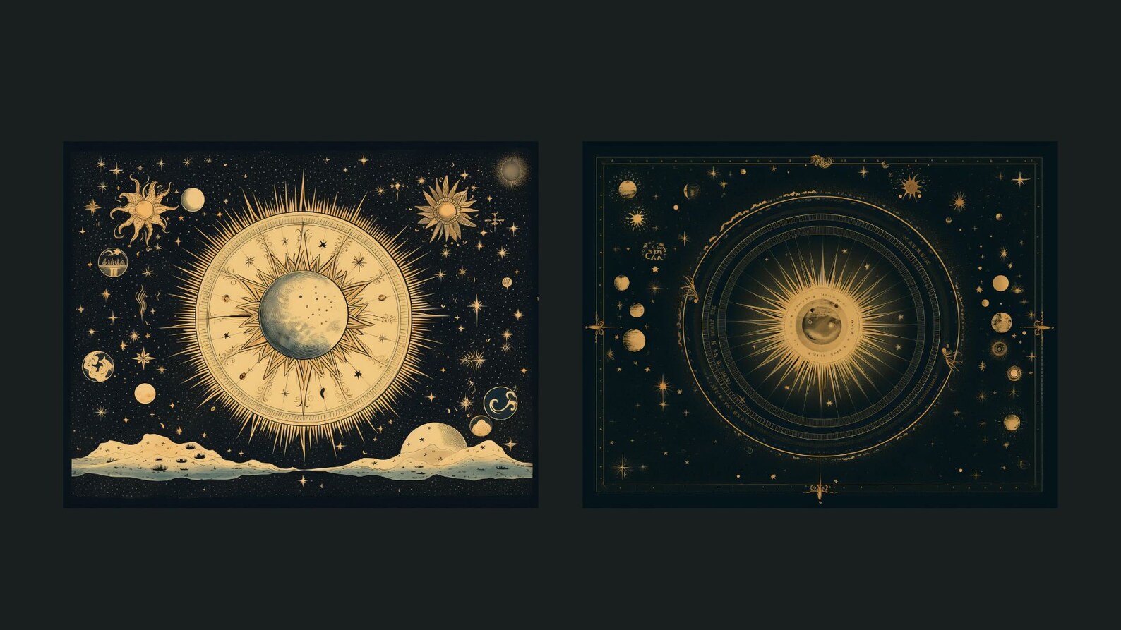 Vintage Celestial Junk Journal Kit Astronomy Printable Pages Sun and ...