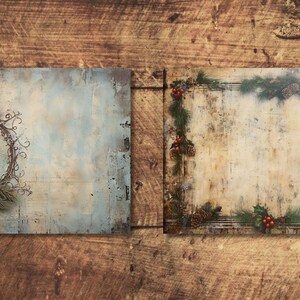 Christmas Junk Journal Kit Winter Village Vintage Ephemera Journal ...