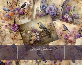 Vintage Birds Junk Journal Add-on Kit Ethereal Birds and Ephemera ...