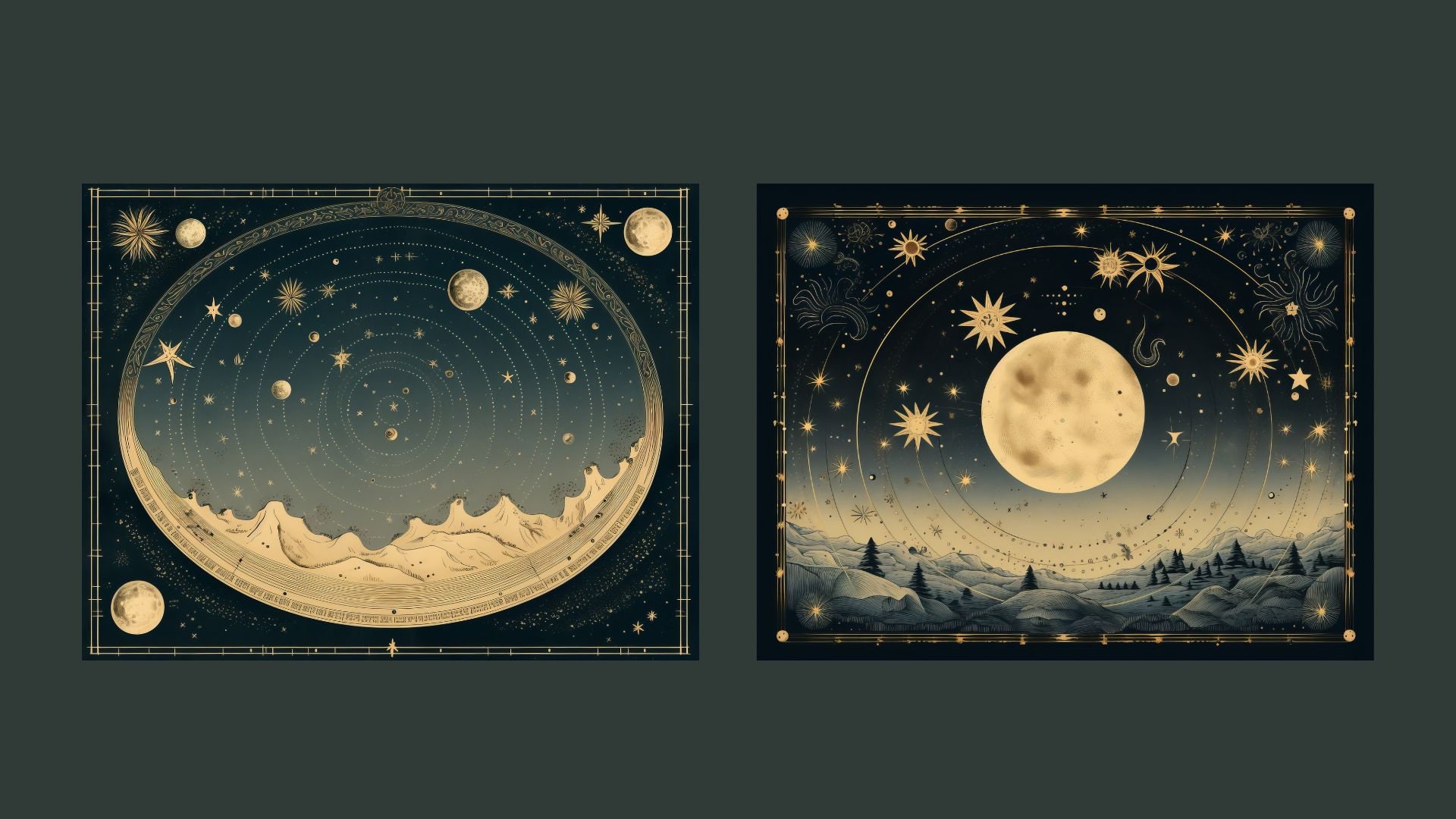Vintage Celestial Junk Journal Kit Astronomy Printable Pages Sun and ...